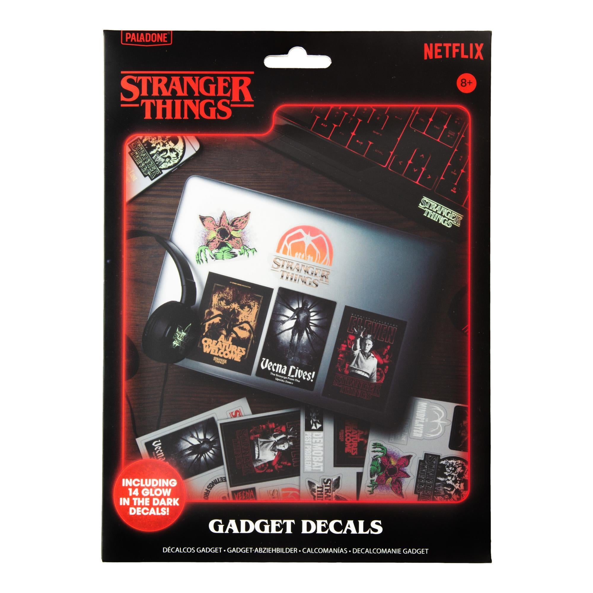 Stranger Things 5 Glow in the Dark Stickers – Fan Army