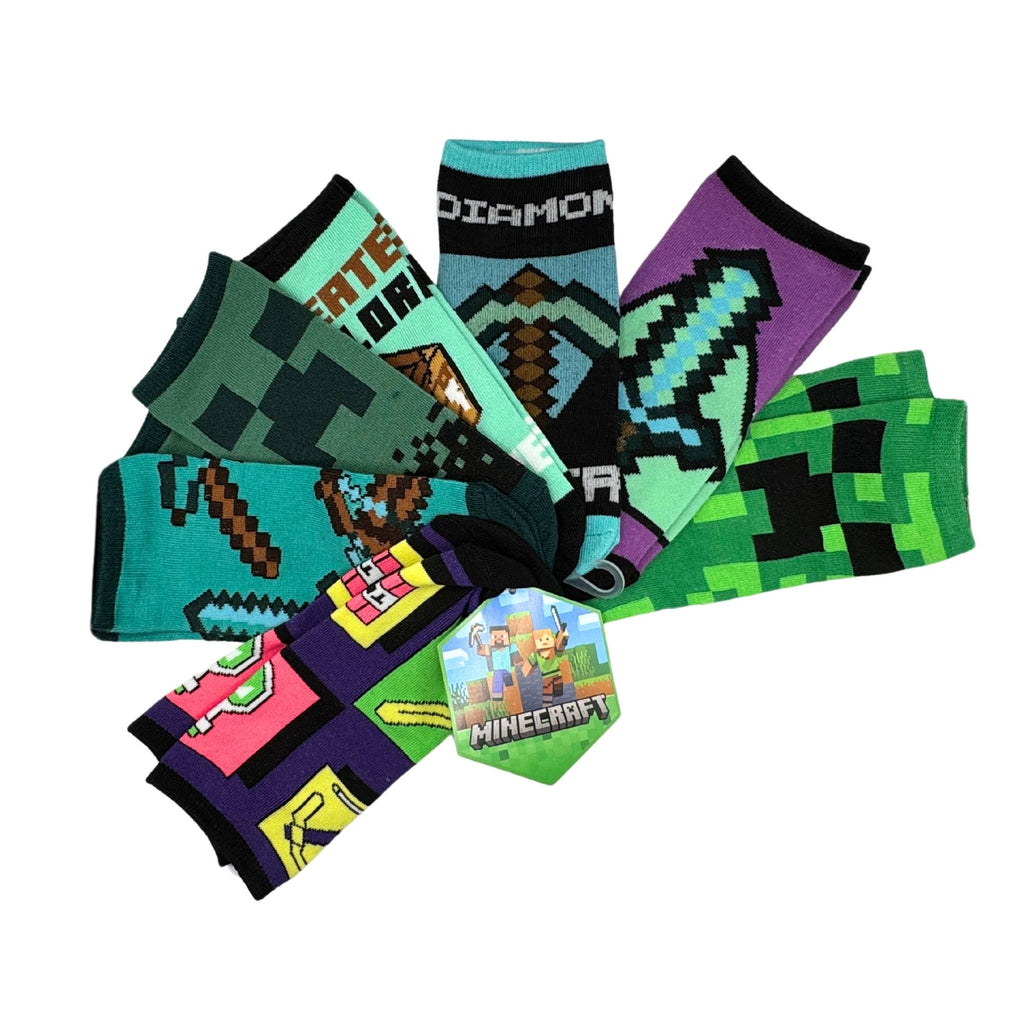 Calcetas Minecraft Elementos 7 Pares Unisex – Fan Army
