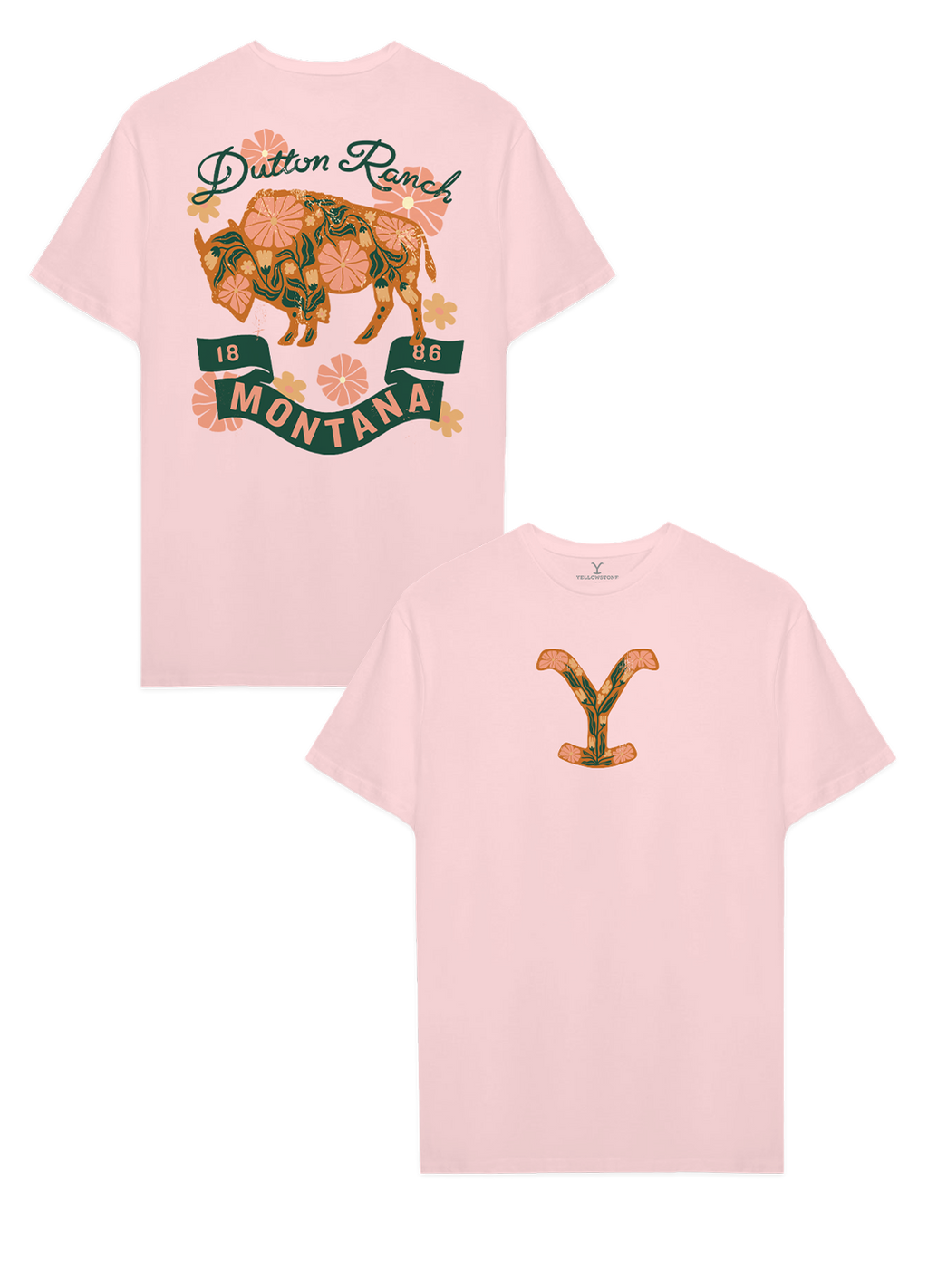 Playera De Yellowstone Para Hombre Mujer Original Montana Flowers – Fan ...