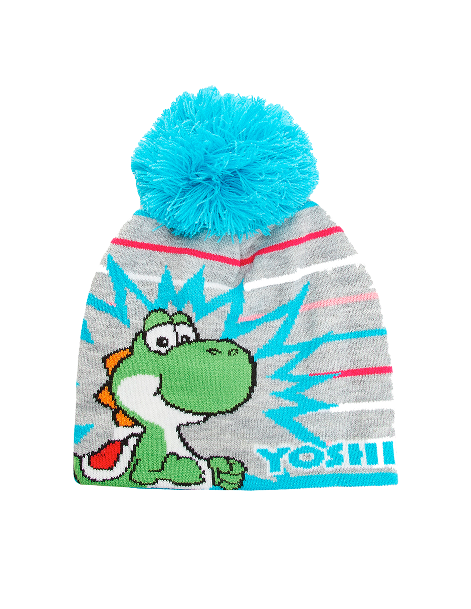 Gorro Beanie Nintendo – Yoshi con Pompón | Original – Fan Army